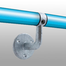 Key Clamp Handrail Fittings & Tube - Galvanised