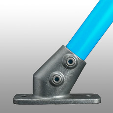 Key Clamp Handrail Fittings & Tube - Galvanised