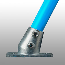 Key Clamp Handrail Fittings & Tube - Galvanised